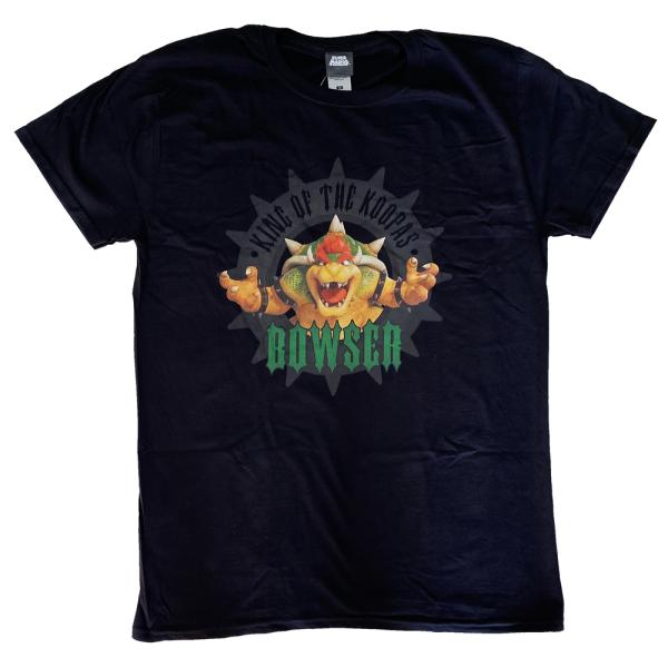 SUPER MARIO BROS.MOVIE・スーパーマリオブラザース・ムービー・BOWSER CIRCLE・クッパ・Tシャツ・映画Tシャツ・オフィシャルTシャツスーパーマリオの映画からクッパTシャツ！！ボディ：やや薄めの柔らかい今風のボデ...
