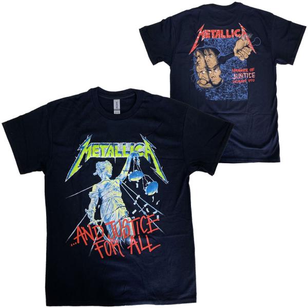 メタリカ・METALLICA・AND JUSTICE FOR ALL (ORIGINAL)・UK版・Tシャツ・ロックTシャツアンド・ジャスティス・フォー・オールのオリジナルバージョンです。ボディ：GILDAN HEAVY COTTON 一般...