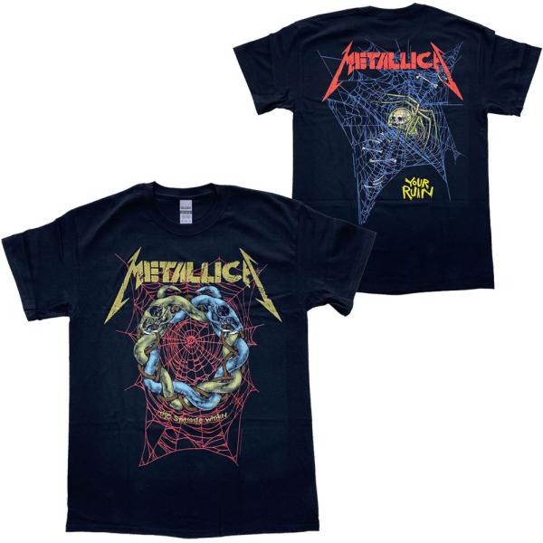 メタリカ・METALLICA・RUIN/STRUGGLE・Tシャツ・ロックTシャツオフィシャル商品　正規ライセンス商品ボディ：ヘヴィーコットン・一般的な厚さのボディカラー：ブラック素材：コットン100％ご注意：実物と色等が多少異なる場合があ...