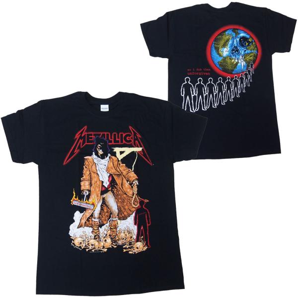 メタリカ・METALLICA・THE UNFORGIVEN EXECUTIONER・Tシャツ・メタルTシャツオフィシャル商品　正規ライセンス商品ボディ：一般的な厚さのボディカラー：ブラック素材：コットン100％ご注意：実物と色等が多少異なる...