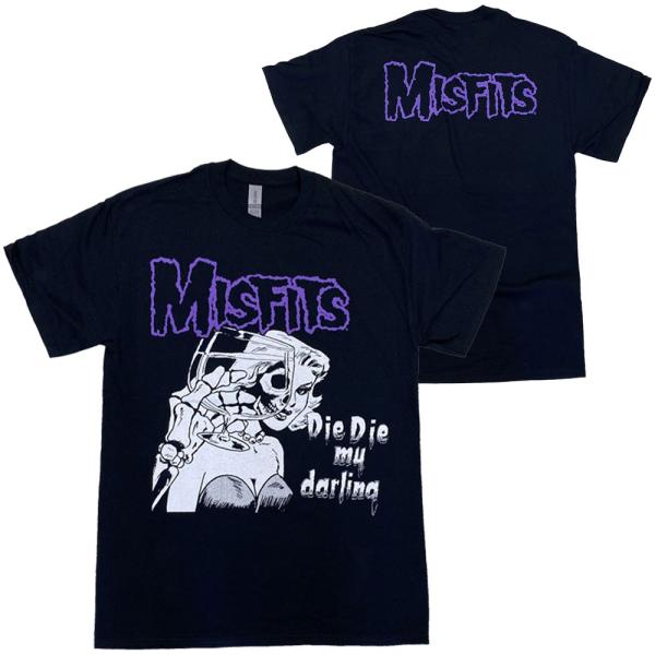 ミスフィッツ・MISFITS・DIE DIE MY DARLING・UK版・Tシャツ・ロックTシャツオフィシャル商品　正規ライセンス商品ボディ：一般的な厚さのボディカラー：ブラック素材：コットン100％ご注意：実物と色等が多少異なる場合があ...