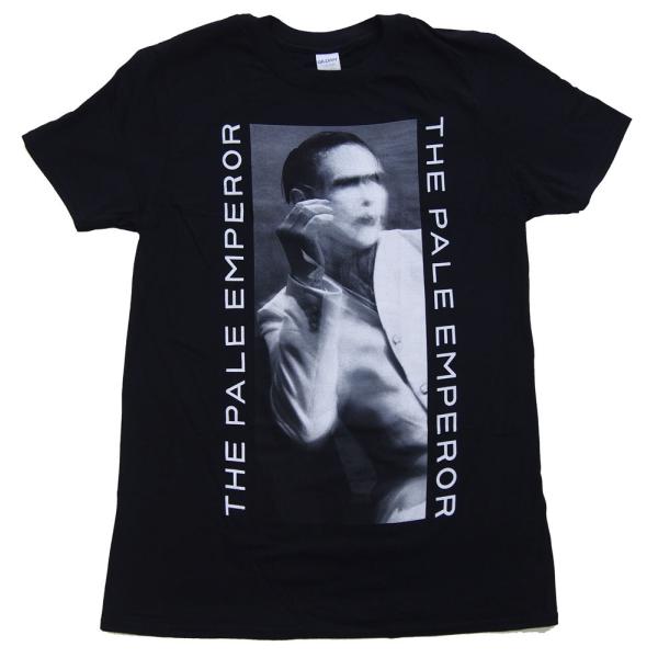MARILYN MANSON・マリリン マンソン・THE PALE EMPEROR・Tシャツ・ロックTシャツオフィシャル商品　正規ライセンス商品ボディ：やや薄めの今風のボディカラー：ブラック素材：コットン100％ご注意：実物と色等が多少異な...