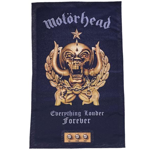 モーターヘッド・MOTORHEAD・EVERYTHING LOUDER FOREVER・布ポスター・ポスター・ポスターフラッグ・厚手ツルっとした手触りの厚手の生地です。日本製とは違い糸始末の粗い部分がありますが品質に影響はありません。壁には...