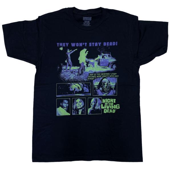 NIGHT OF THE LIVING DEAD・ナイト オブ ザ リビング デッド・ZOMBIES AND TRUCK・Tシャツ・オフィシャル映画Tシャツオフィシャル商品　正規ライセンス商品ジョージ・A・ロメロのゾンビ映画！ボディ：やや薄...