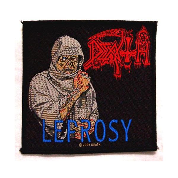 デス・DEATH・LEPROSY・刺繍パッチ・ワッペン刺繍パッチ ノリ無しタイプ　約10cm x 10cm●ご注意：実物と色等が多少異なる場合があります。●店頭販売の為、売り切れる場合があります。予めご了承下さい。