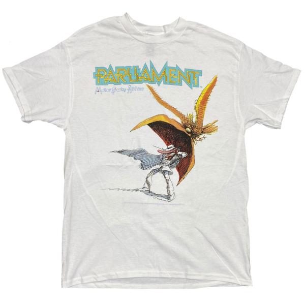 PARLIAMENT・パーラメント・MOTOR BOOTY・Tシャツ・ロックTシャツボディ：一般的な厚さのボディカラー：ホワイト素材：コットン100％ご注意：実物と色等が多少異なる場合があります。●ご注意：実物と色等が多少異なる場合がありま...