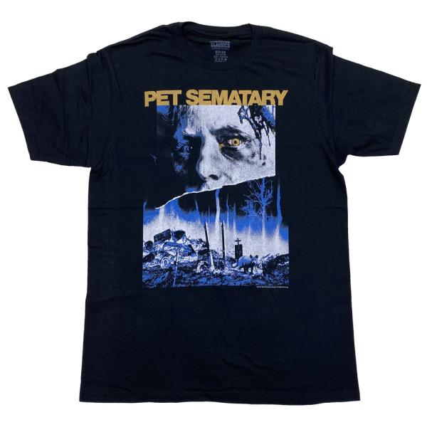 PET SEMATARY・ペットセメタリー・3 COLOR POSTER・Tシャツ・ 映画Tシャツボディ：やや薄めの柔らかい今風のボディです。カラー：ブラック素材：コットン100%●ご注意：実物と色等が多少異なる場合があります。●店頭販売の...