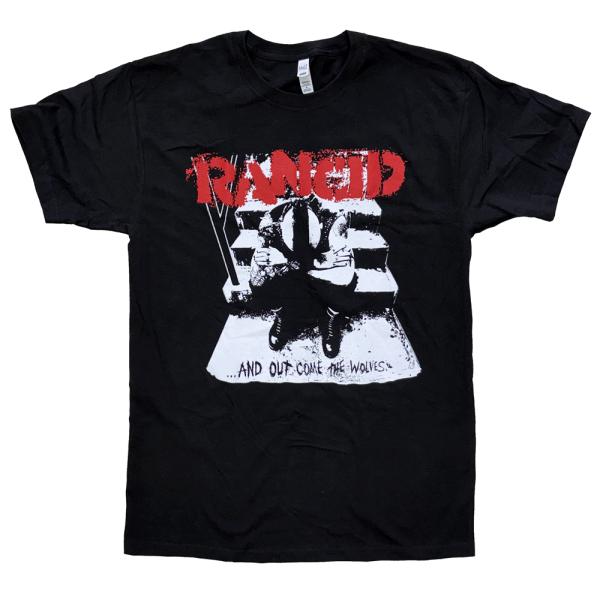 RANCID・ランシド・AND COME OUT THE WOLVES・Tシャツ・バンドTシャツオフィシャル商品　正規ライセンス商品ボディ：一般的な厚さのボディになります。素材：コットン100％カラー：ブラック●ご注意：実物と色等が多少異な...