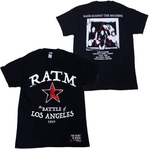 RAGE AGAINST THE MACHINE・レイジ アゲインスト ザ マシーン・BATTLE STAR・Tシャツ・ロックTシャツカラー：ブラック素材：コットン100％●ご注意：実物と色等が多少異なる場合があります。●店頭販売の為、売り...