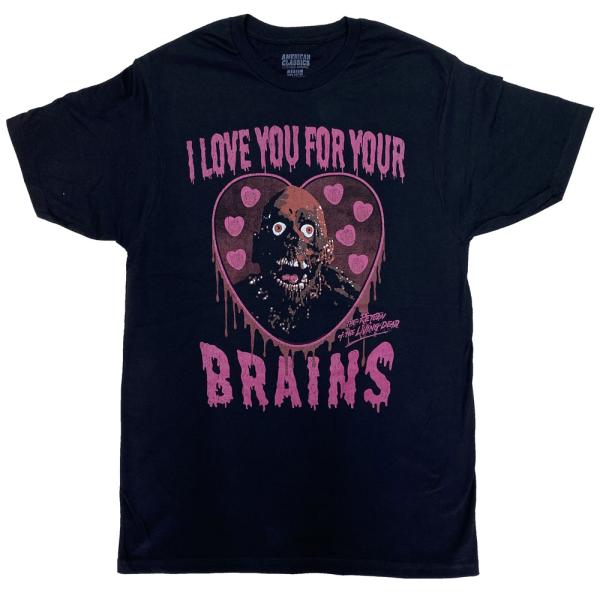 RETURN OF THE LIVING DEAD・バタリアン・LOVE YOU FOR・Tシャツ・映画Tシャツボディ：やや薄めの柔らかい今風のボディカラー：ブラック素材：コットン100％●ご注意：実物と色等が多少異なる場合があります。●店...