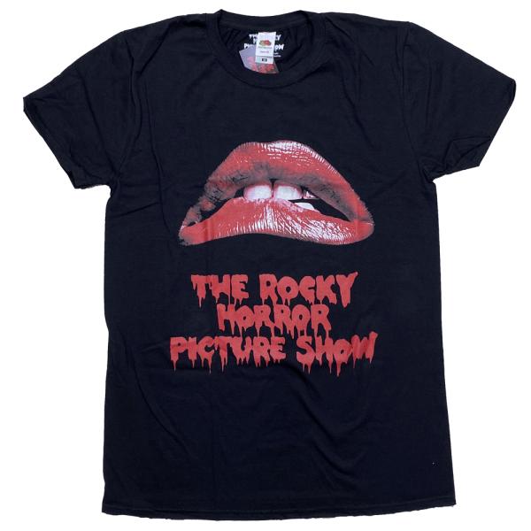 ロッキーホラーショー・THE ROCKY HORROR PICTURE SHOW・LIPS・UK版・Tシャツ・ 映画Tシャツ・オフィシャルTシャツオフィシャル商品　正規ライセンス商品ボディ：やや薄めの今風のボディカラー：ブラック素材：コット...
