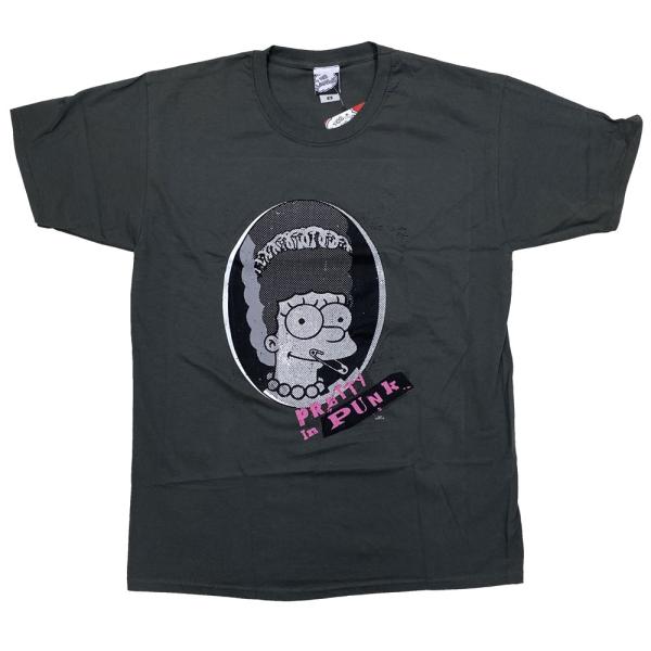 SIMPSONS・シンプソンズ・MARGE PUNK・Tシャツ・ キャラクターTシャツ ・オフィシャルTシャツオフィシャル商品　正規ライセンス商品セックスピストルズのパロディTシャツ！ボディ：一般的な厚さのボディカラー：チャコール素材：コッ...