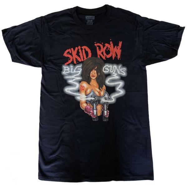 SKID ROW・スキッドロウ・BIG GUNS・Tシャツ・メタルTシャツボディ：やや薄めの柔らかい今風のボディカラー：ブラック素材：コットン100％ご注意：実物と色等が多少異なる場合があります。●店頭販売の為、売り切れる場合があります。予...