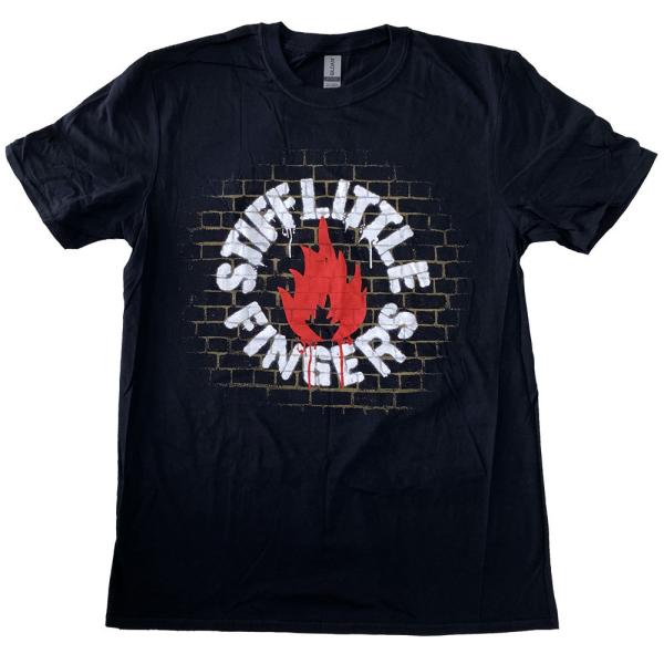 STIFF LITTLE FINGERS・スティッフ リトル フィンガーズ・WALL・Tシャツ・パンクTシャツカラー：ブラック素材：コットン100％ご注意：実物と色等が多少異なる場合があります。他サイト及び、店頭販売の為、売り切れる場合があ...