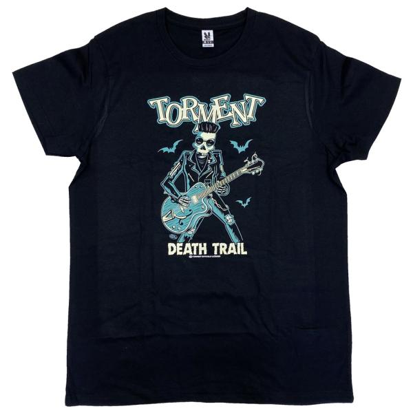 TORMENT・トーメント・DEATH TRAIL・Tシャツ・サイコビリーTシャツ・ロックTシャツボディ：一般的な厚さのボディになります。カラー：ブラック素材：コットン100％ご注意：実物と色等が多少異なる場合があります。他サイト及び、店頭...
