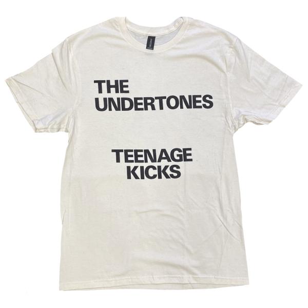 THE UNDERTONES・アンダートーンズ・TEENAGE KICKS・Tシャツ・ロックTシャツオフィシャル商品　正規ライセンス商品ボディ：やや薄めの柔らかい今風のボディ素材：コットン100％カラー：ナチュラルご注意：実物と色等が多少異...