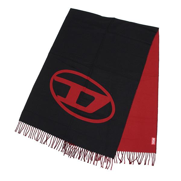 【発売日：2026年01月16日】イタリア発のデニム&amp;カジュアルファッション分野をリードし続けるブランド・幅広の大判サイズにブラックに映えるアイコニックなイニシャルDが特徴のストールマフラー・ざっくり巻きのマフラー使いに羽織れるスト...