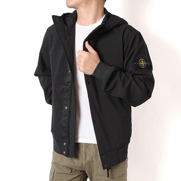 【発売日：2026年02月10日】4100118 LIGHT SOFT SHELL-R E.DYE TECHNOLOGY IN RECYCLED POLYESTER■モデル着用サイズ：L(身長:178cm 体重:69kg 胸囲:98 ウエス...