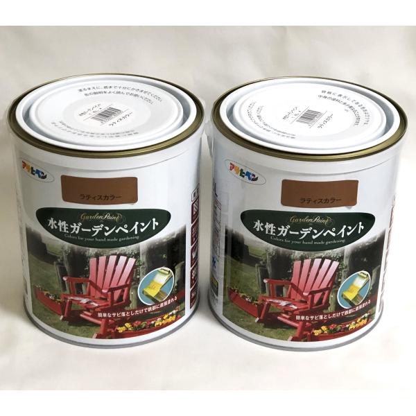 特価品のため缶にサビや凹みがある場合があります商品名アサヒペン　水性ガーデンペイント　1.6L　ラティスカラー　2缶セット商品詳細【標準塗り面積】6.7〜 13.3m2（タタミ4.1〜8枚分）【乾燥時間】夏期／30〜60分　冬期／2〜3時間...