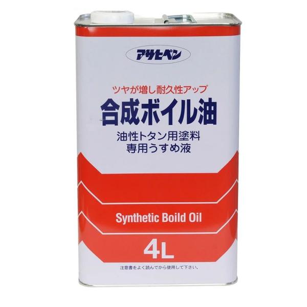 ●商品名 アサヒペン　合成ボイル油　4Ｌ　油性トタン用塗料専用うすめ液●商品詳細   【特長】油性トタン用塗料のツヤが増し、耐久性が向上します【用途】油性トタン用専用うすめ液【注意事項】※銀色には使用できません変色することがあります※油性ト...