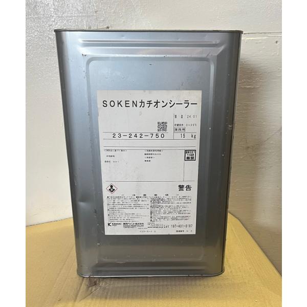 業務用の15kg SOKENカチオンシーラー、外壁塗装に最適。