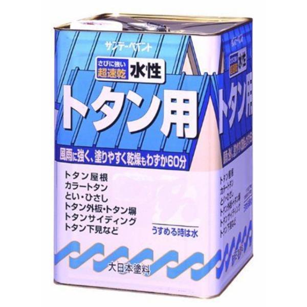 特価品のため缶にサビや凹みがある場合がございます・水性で塗りやすく、ひとぬりタイプで簡単です。・乾燥時間もわずか1時間、スピーディーに作業できます。・トタン板への密着力がよく、温度変化による伸縮にもよく耐えます。