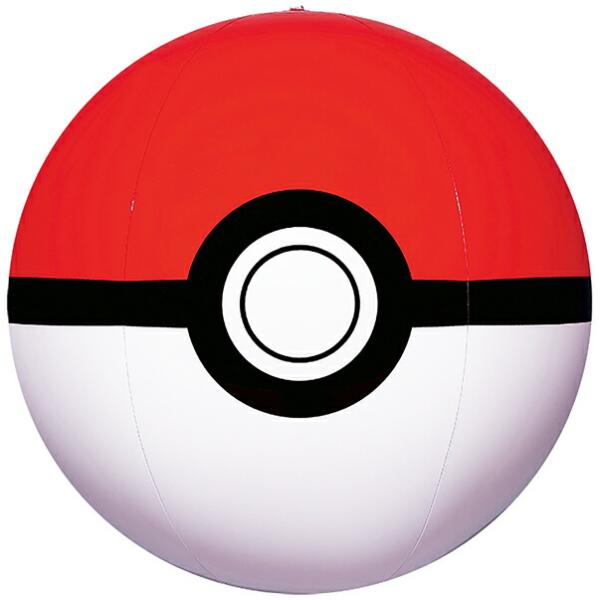 ポケモン モンスターボール柄 ビーチボール 40cm大人気キャラクター「ポケモン モンスターボール型 」のビーチボールです。膨らんだ状態のボールの直径は約24cmです。サイズ：40cm素材・成分：塩化ビニール（玩具安全基準適合可塑剤使用）パ...