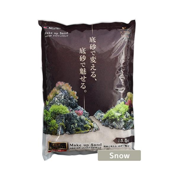 Make up sandは、水草レイアウト水槽の化粧砂や観賞魚の水槽の底砂に適した天然砂です。通常の底砂としての使用はもちろん、水草レイアウト水槽で水草を植えない部分に化粧砂として敷くことで、水景を明るく演出し、水槽の印象を変えることができ...