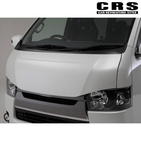 品番: ES-1117車種: ハイエース/レジアスエースボディ: ナローボディ(標準ボディ)年式: 1型〜(2004年8月〜)商品素材: FRP製ESSEXのPROGRESSシリーズからバッドスタイルのボンネット!フロント部分の迫力と、カッ...