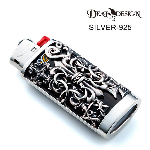 メンズ＆レディース シルバーアクセサリー ブランド 『 DEAL DESIGN ( ディールデザイン )』 ブランドを代表するモチーフを集結させた、925製の『Bicミニライター J25』専用ケース。裏面も抜かりなくデザインが施され、スムー...