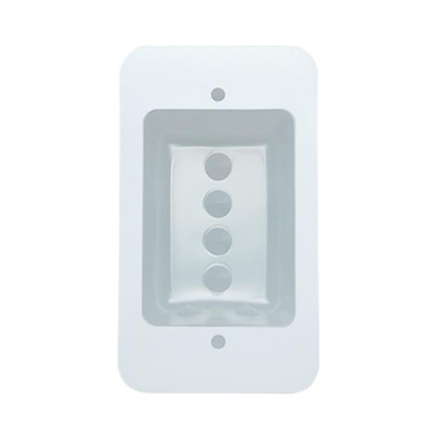 品番：K-CRAB2S材質：ポリプロピレン規格寸法：（高）118mm（幅）68mm（奥行）36mm色調：ナチュラル入数：30個入り/ケース後付け型気密コンセントカバーです。水蒸気や埃、空気の侵入を防ぎ気密性を保ちます。【発送情報】メーカー直...