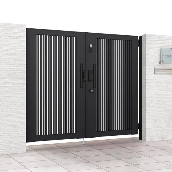 【商品情報】シリーズ：開き門扉AB仕様：両開き 埋込使用 サイズ：呼称10-14 扉寸法W2000(1000+1000)×H1400mm【シリーズ情報】スタンダードに、ワンランク上のクオリティを。スタンダードにさらなる進化をもたらすために、...