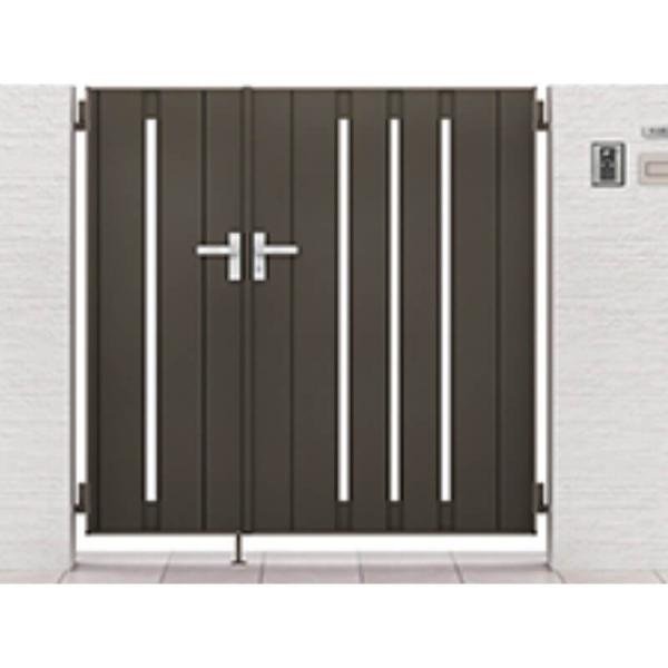 【商品情報】シリーズ：開き門扉AB仕様：親子仕様 柱使用 サイズ：呼称04・08-12 扉寸法W1200(400+800)×H1200mm【シリーズ情報】スタンダードに、ワンランク上のクオリティを。スタンダードにさらなる進化をもたらすために...