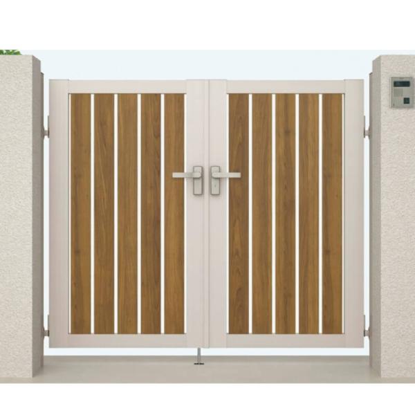 【商品情報】シリーズ：開き門扉AB仕様：両開き 柱使用 サイズ：呼称07-10 扉寸法W1400(700+700)×H1000mm【シリーズ情報】スタンダードに、ワンランク上のクオリティを。スタンダードにさらなる進化をもたらすために、デザイ...