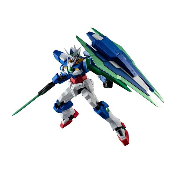「商品情報」商品紹介『劇場版 機動戦士ガンダム00』より、ダブルオークアンタが約6インチの完成品アクションフィギュアGUNDAM UNIVERSEに参戦!■セット内容本体、交換用手首左右、GNソードV、GNソードビット一式、魂STAGE用ジ...
