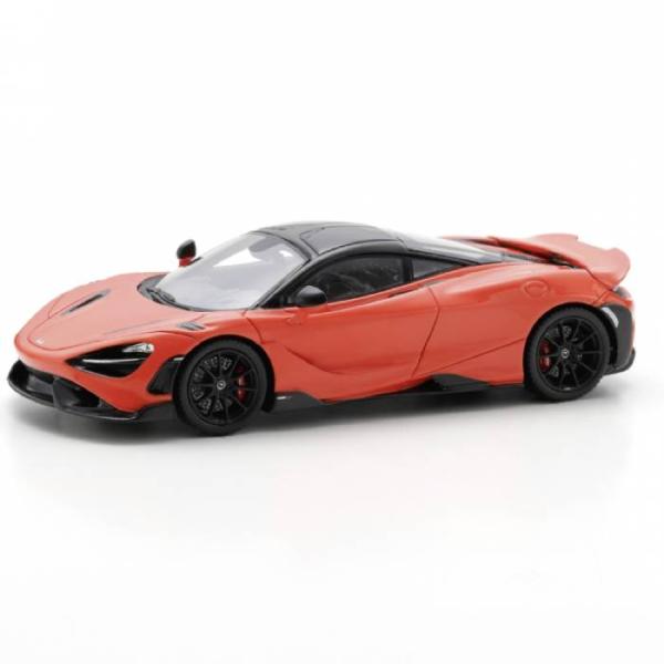 1/43スケールのミニカー。シュコー PRO.R 1/43 マクラーレン 765 LT オレンジ 【レジン製】。