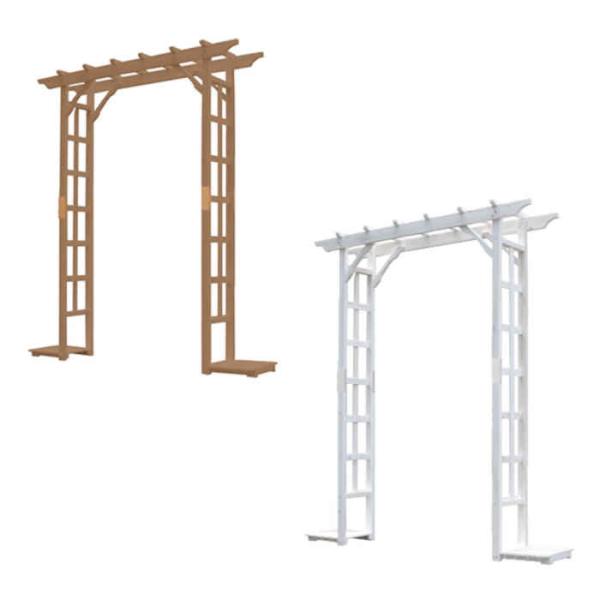 杉 庭 ガーデン ガーデニング ガーデンファニチャー 葡萄 葡萄棚 薔薇 つる ツル 蔓 つた ツタ 蔦 天然木パーゴラアーチ。カラーは、ライトブラウン（4515085031901/BP-R200LBR）、ホワイト（451508503191...