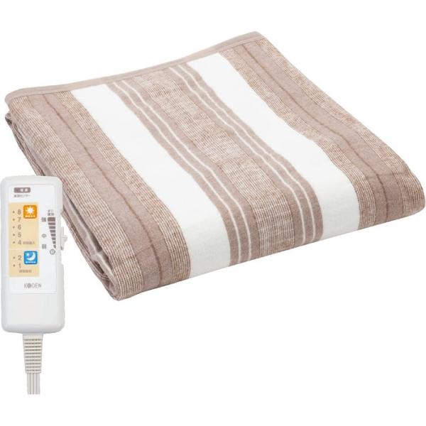 就寝時に電源オフを1時間と２時間で選べるおやすみタイマー、電源オンをを4〜8時間後で選べるおはようタイマーが搭載されております。就寝時はあたため過ぎず快適に睡眠、起床時はあたたかく気持ちの良い目覚めができます。【室温センサー搭載で急な冷え込...