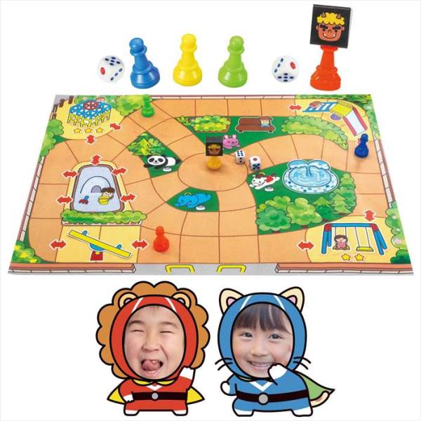 公園をテーマにした、かくれんぼとおにごっこ、2種類のルールで遊べる子ども向けすごろくゲームです。遊具を使って、隠れたり、逃げたり付属のQRコードを読み取ればスマホやタブレット、PCでも同じ内容を楽しめます。デジタル版なら外出先でも遊べるため...