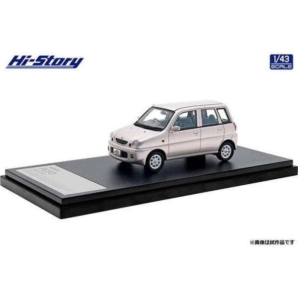 インターアライド｜Hi-Story 1/43 SUBARU PLEO NICOT （2002） フロスティローズ・メタリック。