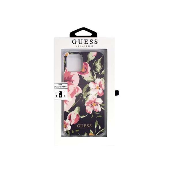 iPhone 12/12 Pro対応。GUESS（ゲス）iPhone12/12 Pro兼用 TPU+PET 背面ケース。