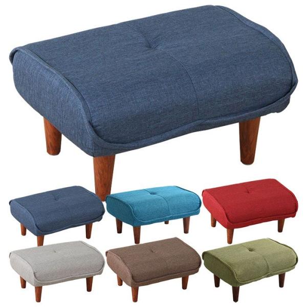 ソファ・オットマン（布地）。カラーバリエーションは、ネイビー(JAN：4535306168445/品番：SH-07-TRV--NV---LF2)、ターコイズブルー(JAN：4535306168469/品番：SH-07-TRV--TB---L...