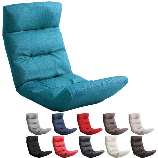 もこもことした雲のようなデザインの、リクライニング座椅子。カラーバリエーションは、グリーン(JAN：4535306170073/品番：SH-07-MOL-U--GE---LF2)、ターコイズブルー(JAN：4535306170080/品番：...