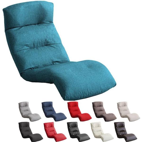 もこもことした雲のようなデザインの、リクライニング座椅子。カラーバリエーションは、グリーン(JAN：4535306170196/品番：SH-07-MOL-D--GE---LF2)、ターコイズブルー(JAN：4535306170202/品番：...