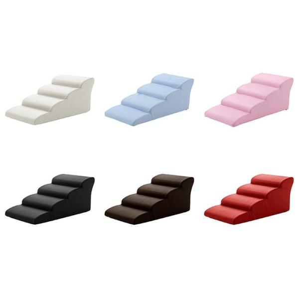 日本製ドッグステップ4段タイプ(1段あたりの高さ7.5cm)。カラーバリエーションは、アイボリー(JAN：4535306177386/品番：SH-07-DGS-4--IV)、ライトブルー(JAN：4535306177409/品番：SH-07...