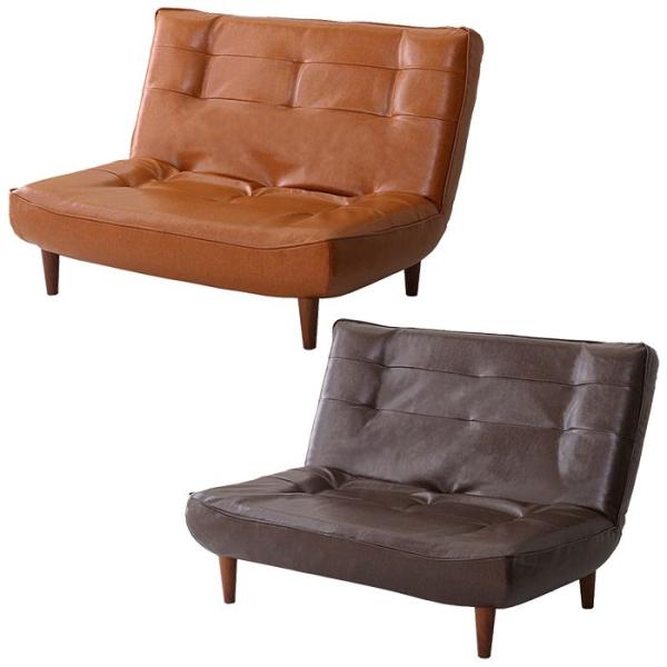 ハイバックの2人掛けリクライニングヴィンテージソファ。カラーバリエーションは、ダークブラウン(JAN：4535306192570/品番：SH-07-3PS--DBR)、ブラウン(JAN：4535306192563/品番：SH-07-3PS-...