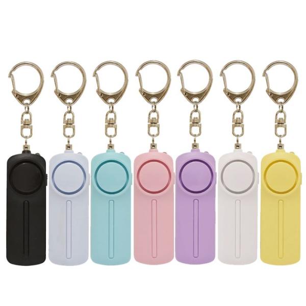 防犯ブザー。通学時や塾の帰り道、旅行やキャンプでもあると安心な防犯ブザーです。サイドのスイッチを押すとLEDライトが点灯します。カラーは、ピンク（4536219983804：SCB-02PK）、ライトブルー（4536219983811：SC...