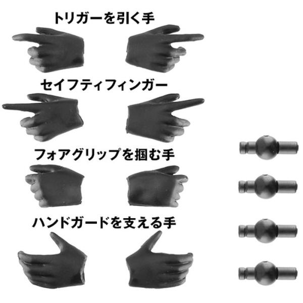 トミーテック｜[LA-OP22]メガミデバイス用銃の持ち手（ブラック） プラモデル。 ※この商品はプラモデルキットです。組み立てには別途、工具等が必要です。