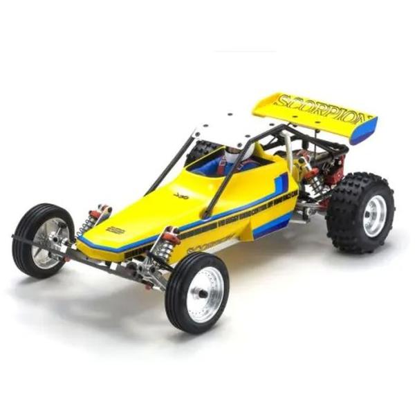 レーシングバギーというカテゴリーを、名実共にピュアモータースポーツのレベルへと押し上げたレジェンドマシン“スコーピオン”。1982年に登場し、40年以上を経た今でも、世界中にファンが存在する不朽の名車です。そんな京商の誇りともいえる存在が、...