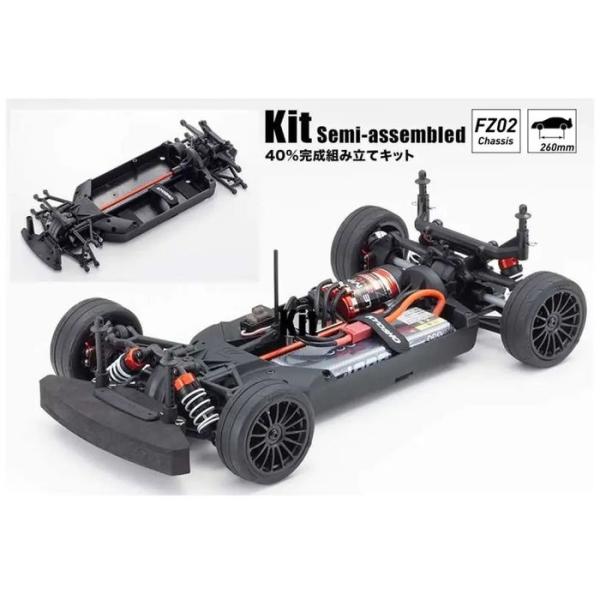 人気の高いオプションパーツを標準装備したレース参戦のベース車両としても最適なシャシーキット。